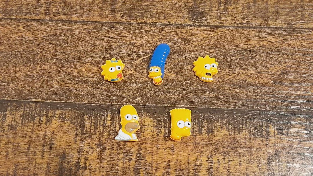 Simpsons Charm or Charm of Your Choice: Homer, Marge, Bart, Lisa or ...