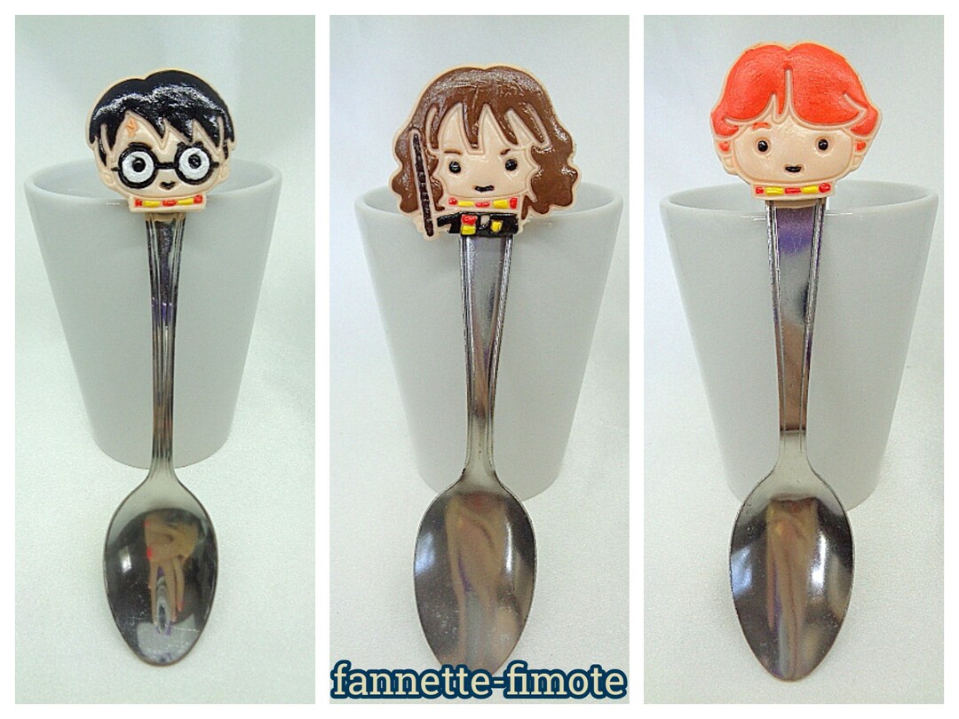 Spoon of Choice in Stainless Steel in Fimo Polymer Clay Harry Potter ...