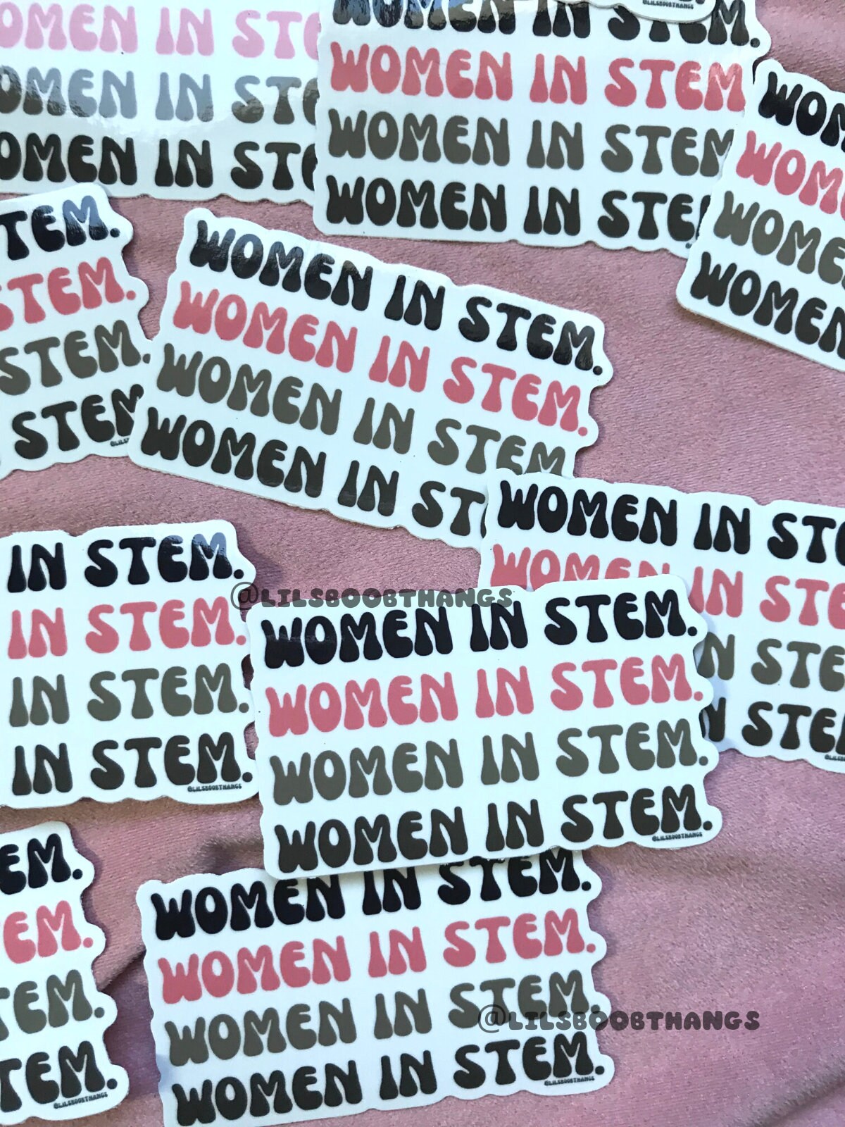 Glossy Sticker Women in Stem Sticker Steminist Vinyl - Etsy