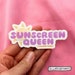 Glossy Sticker, Wear Your Sunscreen , Wear Your SPF Sticker, Laptop ...