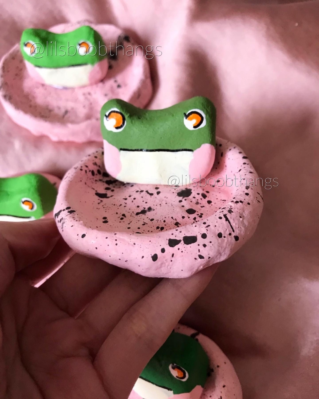 Froggie Clay Friend/clay Dish, Clay Tray, Functional Decor, Cottage ...