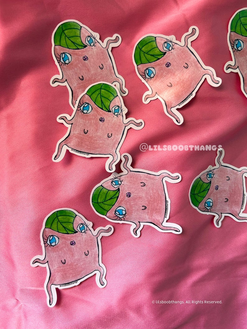 Sakura Mochi Sticker Sakura Mochi Blob Sticker Blob Art - Etsy