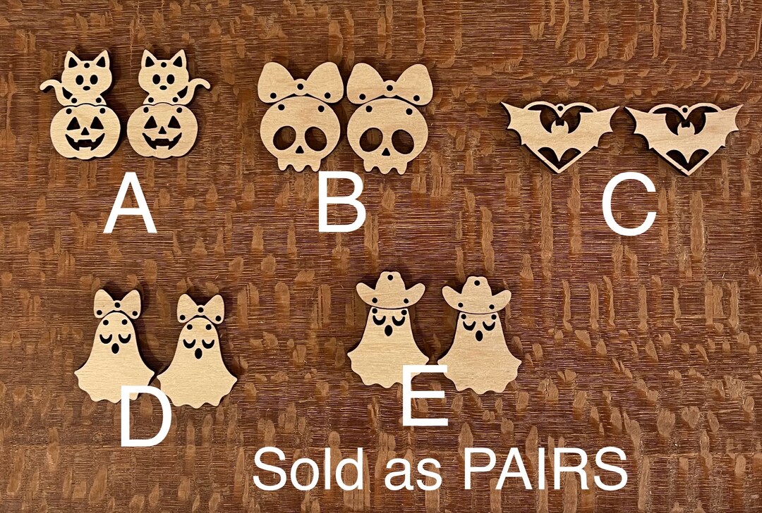 Halloween Dangle PAIR - Etsy