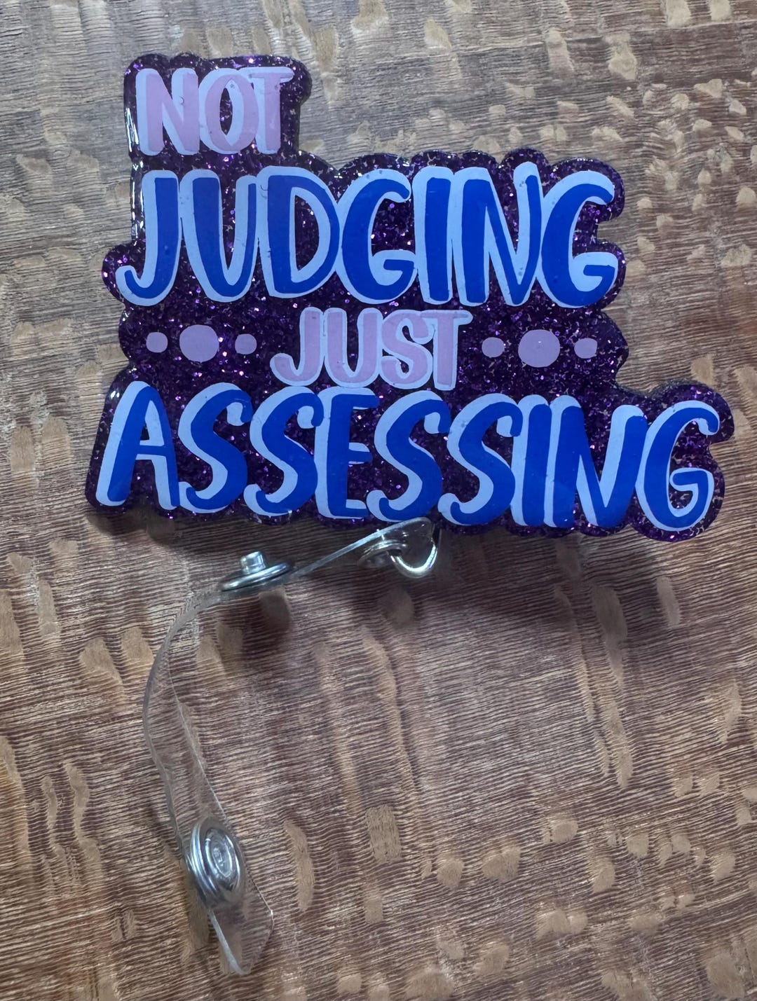 Not Judging Just Assessing Badge Reel - Etsy