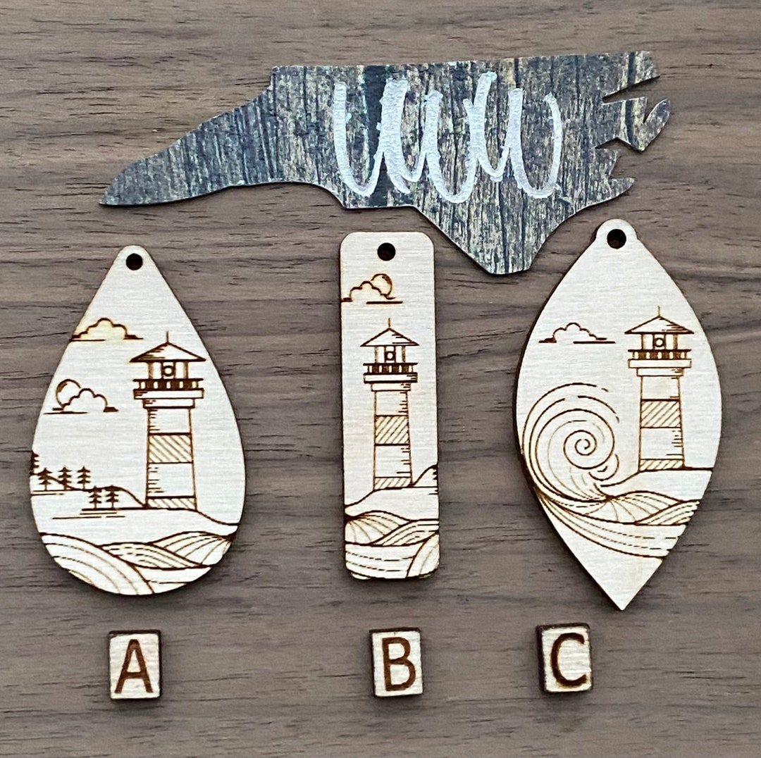 Lighthouse Teardrop, Bar and Leaf Shape - Etsy
