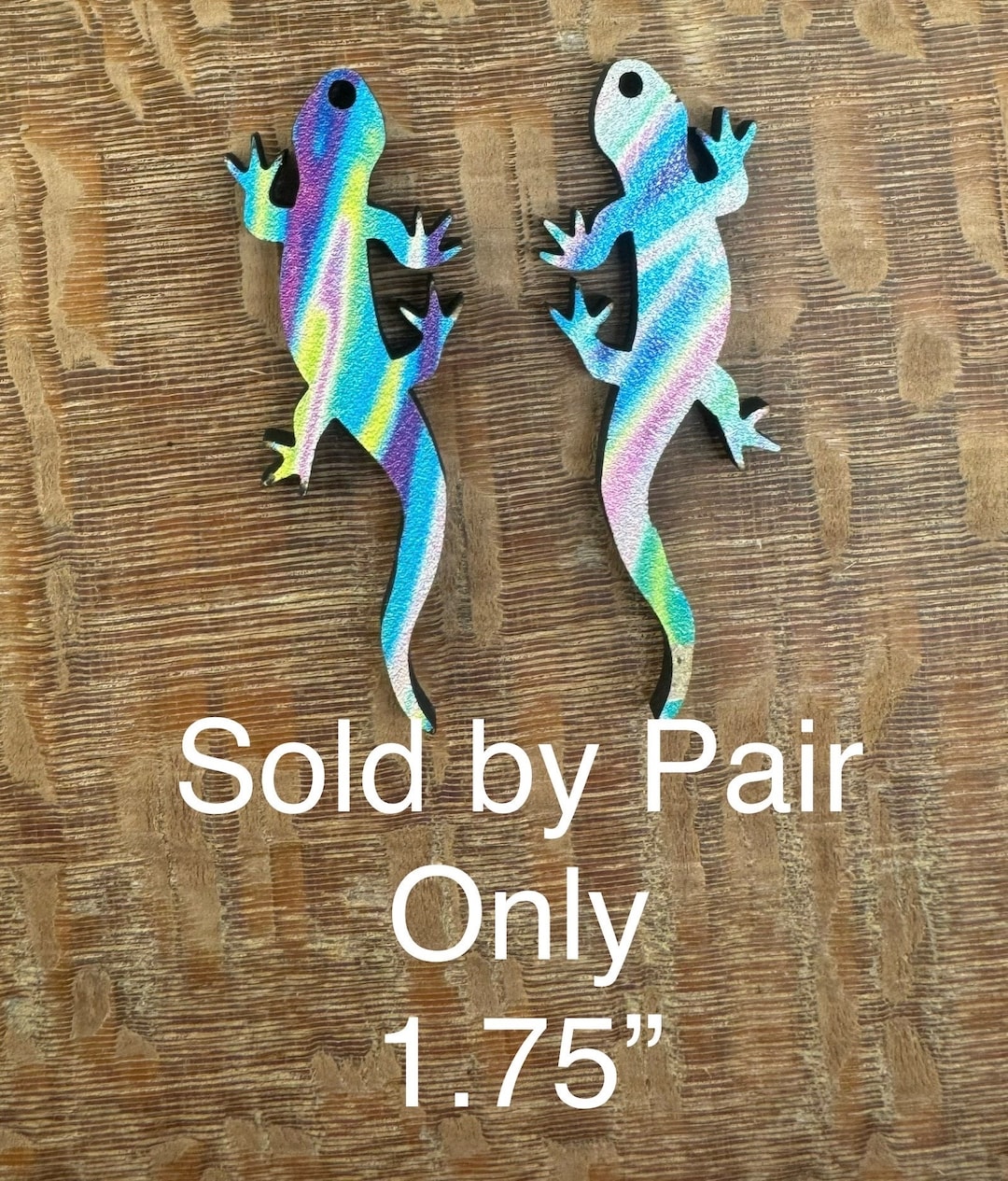 Paint Swirl Lizard PAIR - Etsy