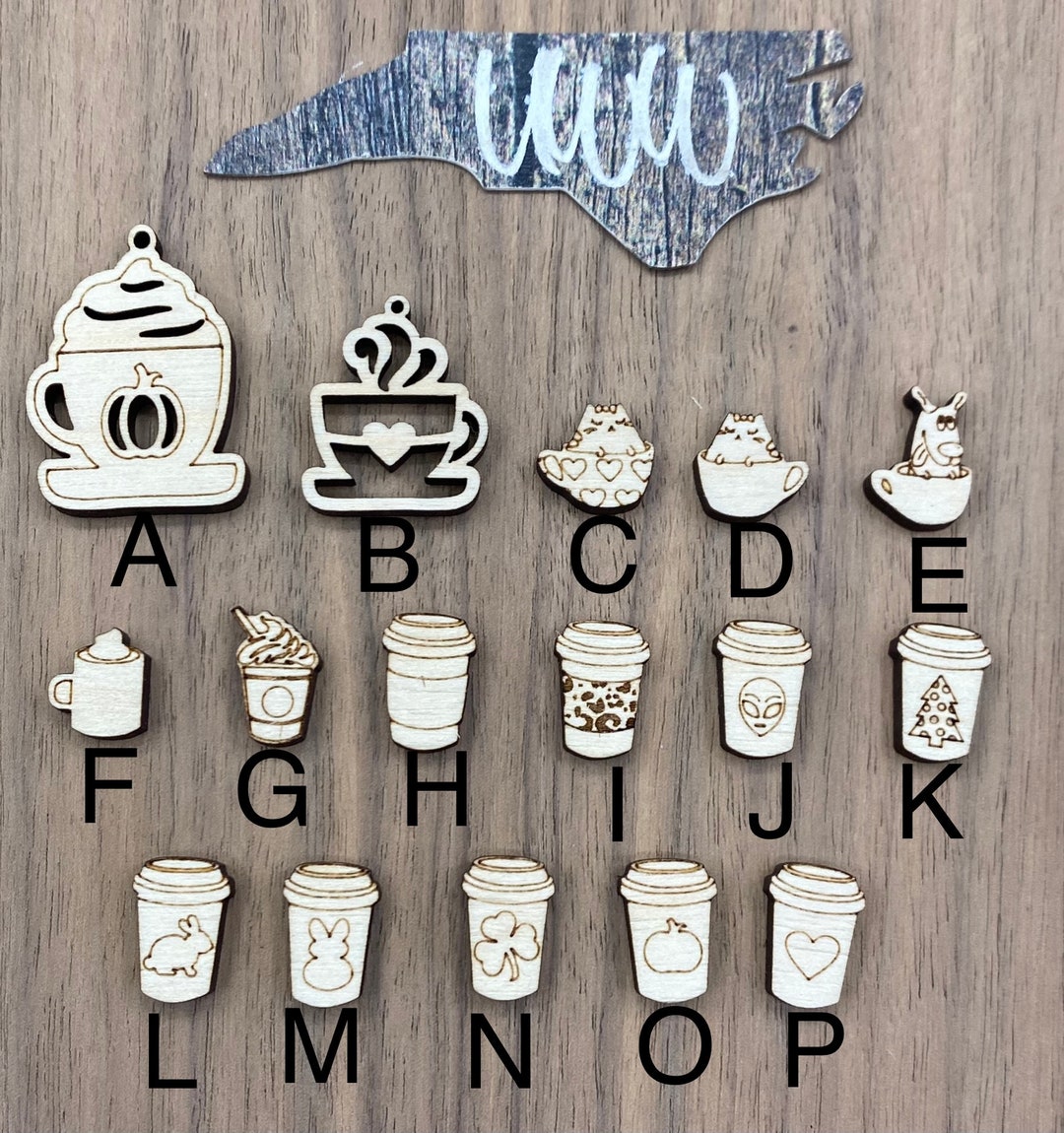 Coffee Dangles and Stud PAIRS - Etsy