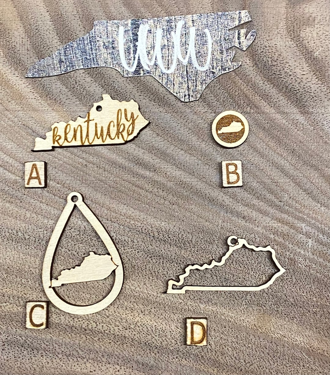 Kentucky State Shape - Etsy