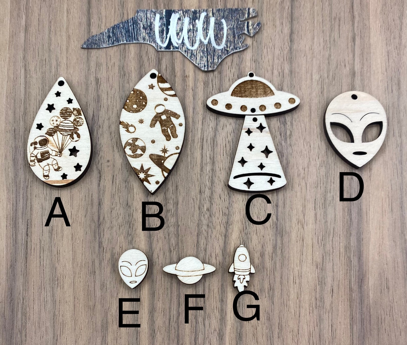 Space Dangles and Stud PAIRS - Etsy