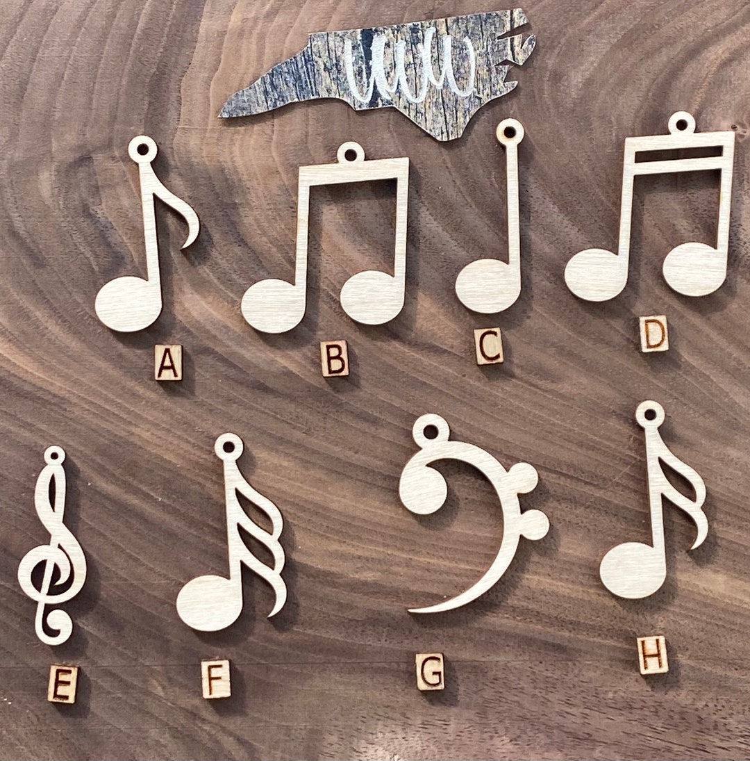 Music Note Dangle PAIRS - Etsy