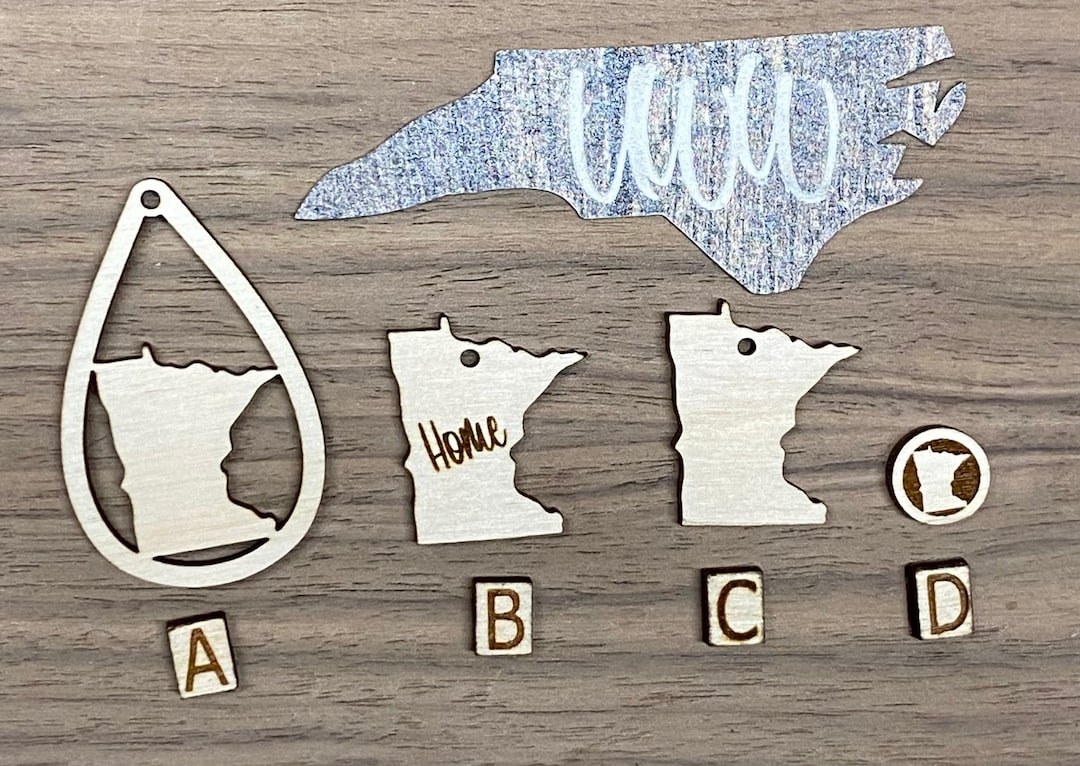 Minnesota State Shape - Etsy