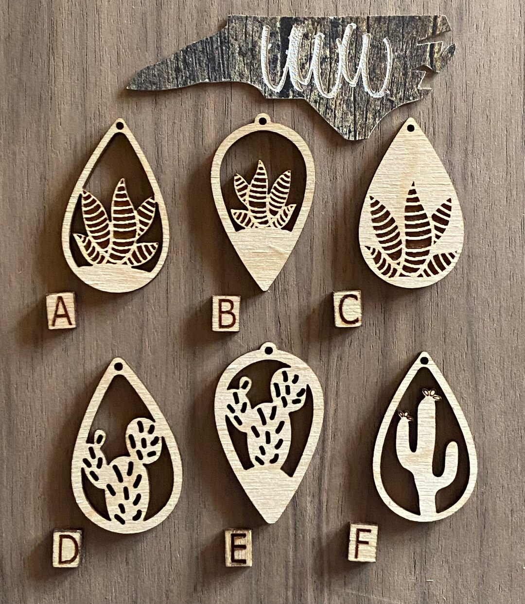 Cactus Teardrop Blanks - Etsy