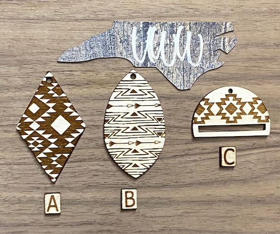 Western Style Diamond Oval and Macrame Half Round | Etsy