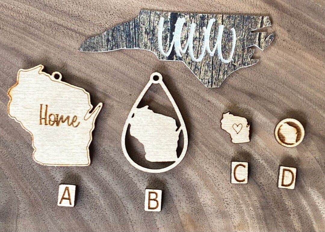 Wisconsin Shape - Etsy