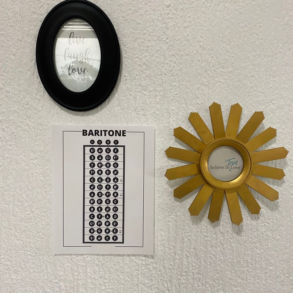 Baritone Chart - Etsy