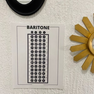 Baritone Chart - Etsy