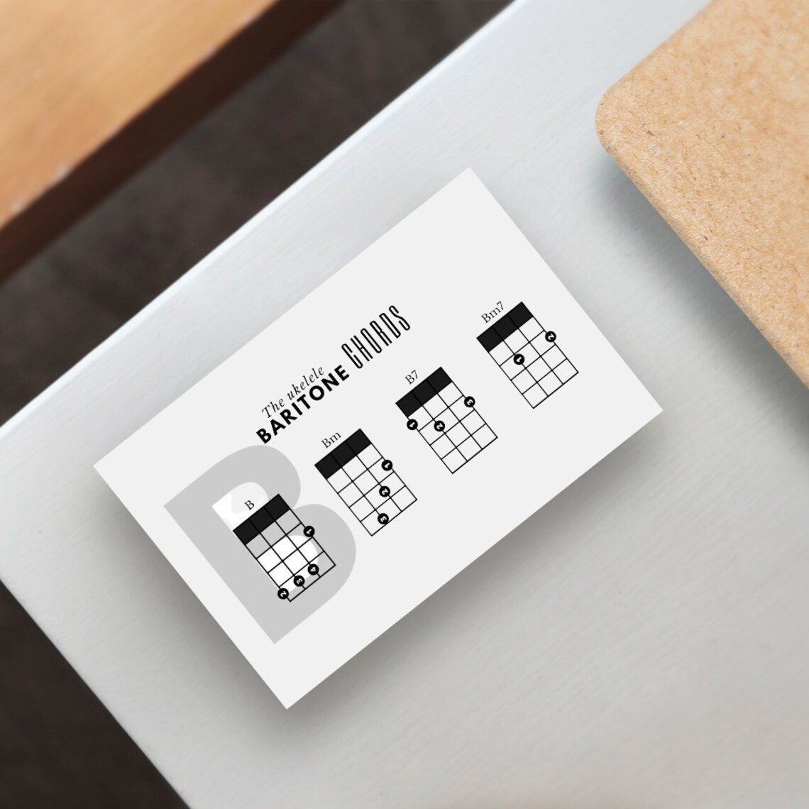 BARITONE CHORDS - Printable Cards - Etsy