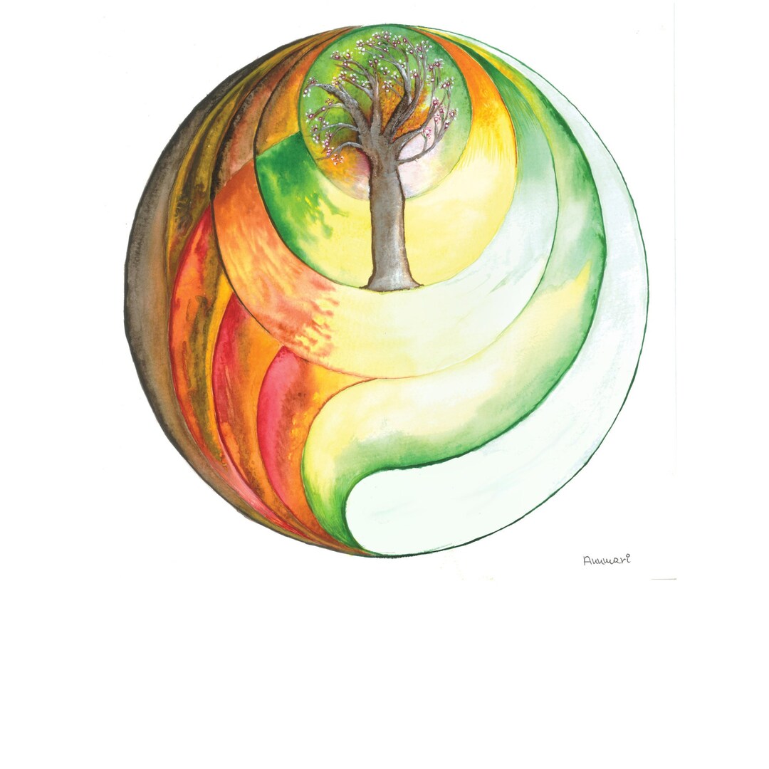 Tree of Life Circle - a Limited Edition Print of an Original Artwork - Etsy