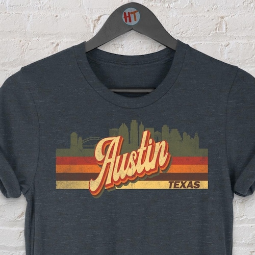 Vintage Austin Texas Travel Tee ATX Unisex T-shirt - Etsy