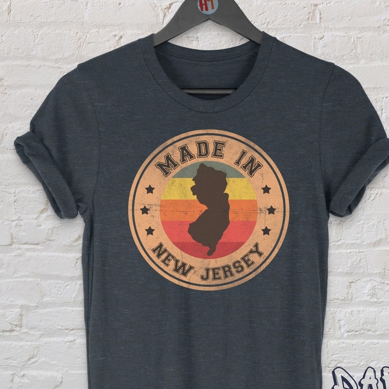 New Jersey T Shirt - Etsy
