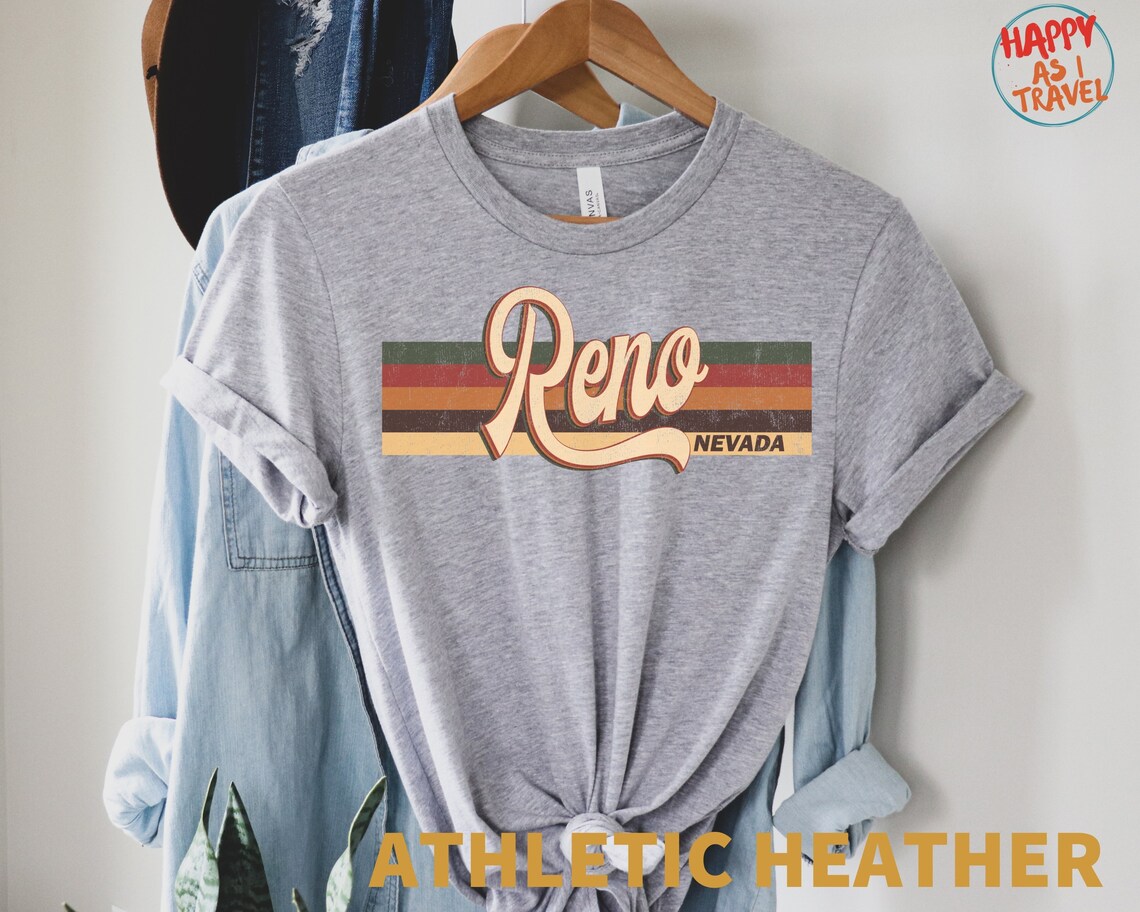 Reno Vintage T-Shirt Gift / Reno Nevada / Reno Tourist T-Shirt | Etsy