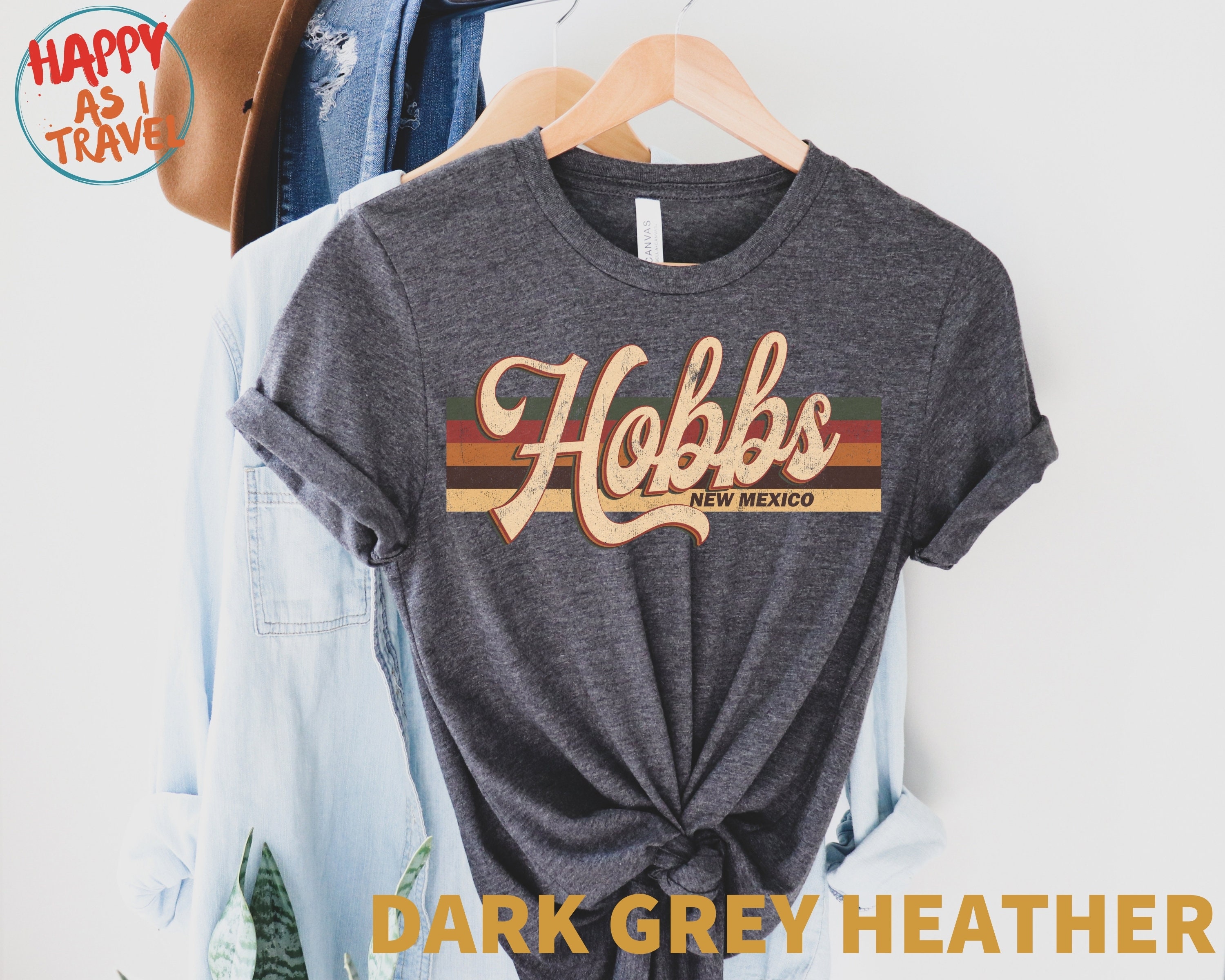 Hobbs Vintage Retro T-Shirt Gift Hobbs New Mexico Tourist | Etsy