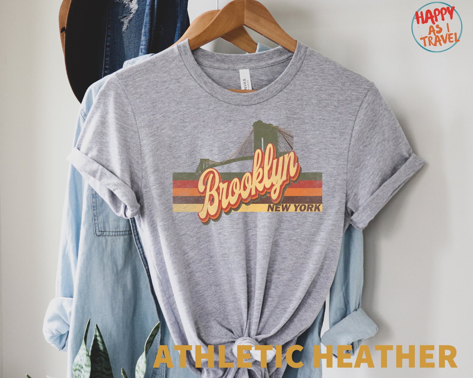 Brooklyn Vintage T-Shirt Gift / Brooklyn New York/ Brooklyn | Etsy