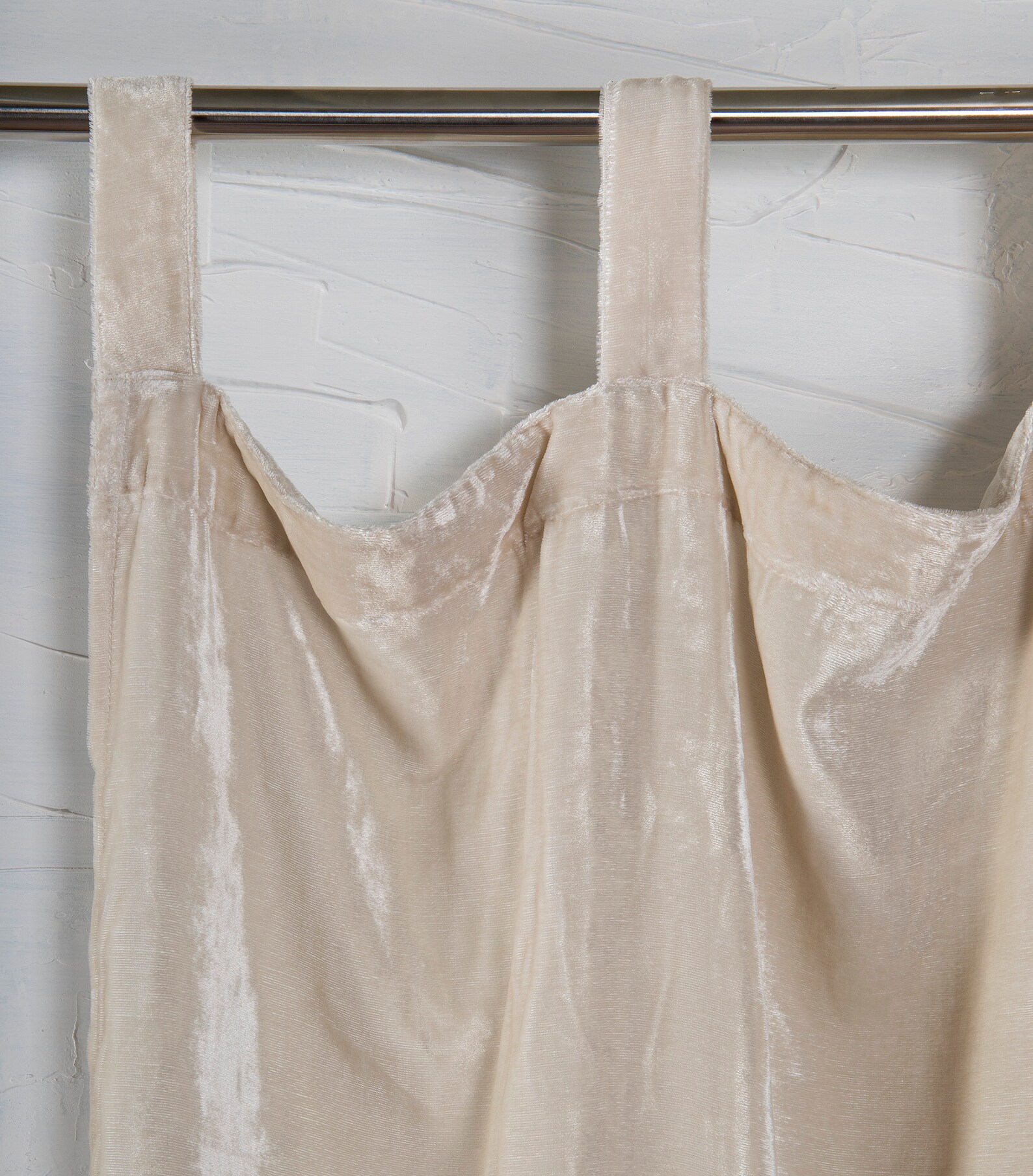 Luxury Soft Velvet Curtain Ivory Velvet Curtain Boho Window - Etsy