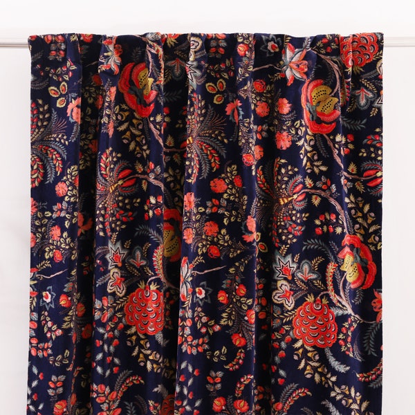 Velvet Curtains - Etsy