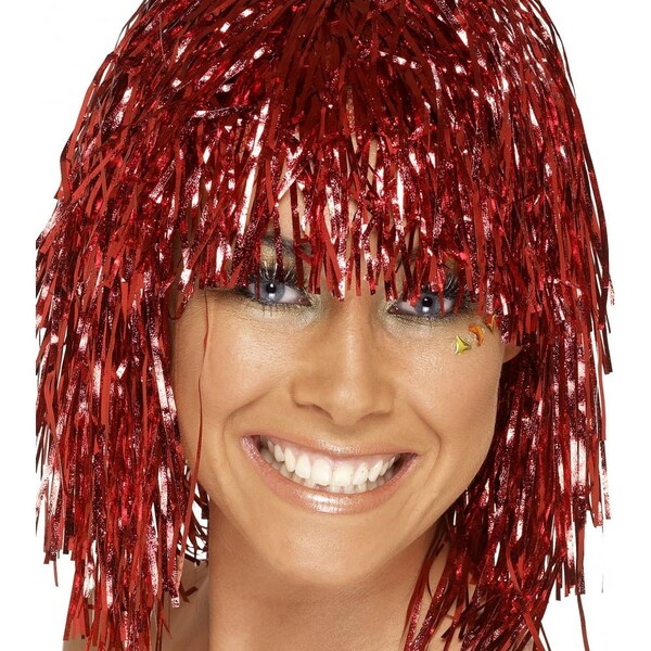 Tinsel Wig - Etsy