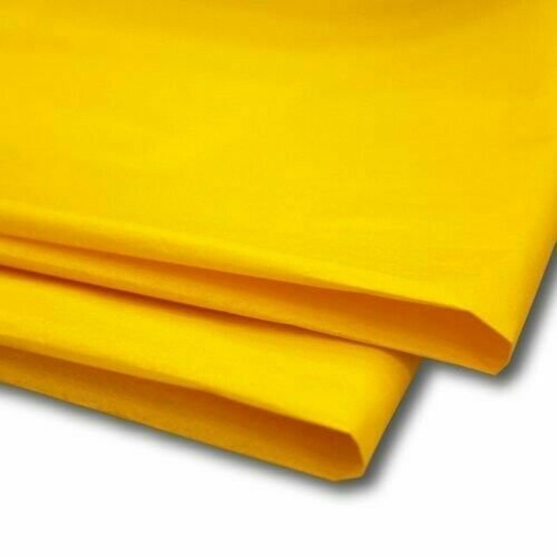 Bright Yellow Tissue Paper 30 Sheets Yellow Tissue Paper - Etsy UK