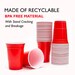Red Disposable Party Cup 100 Cups Set beer Pong 12oz Christmas Party ...