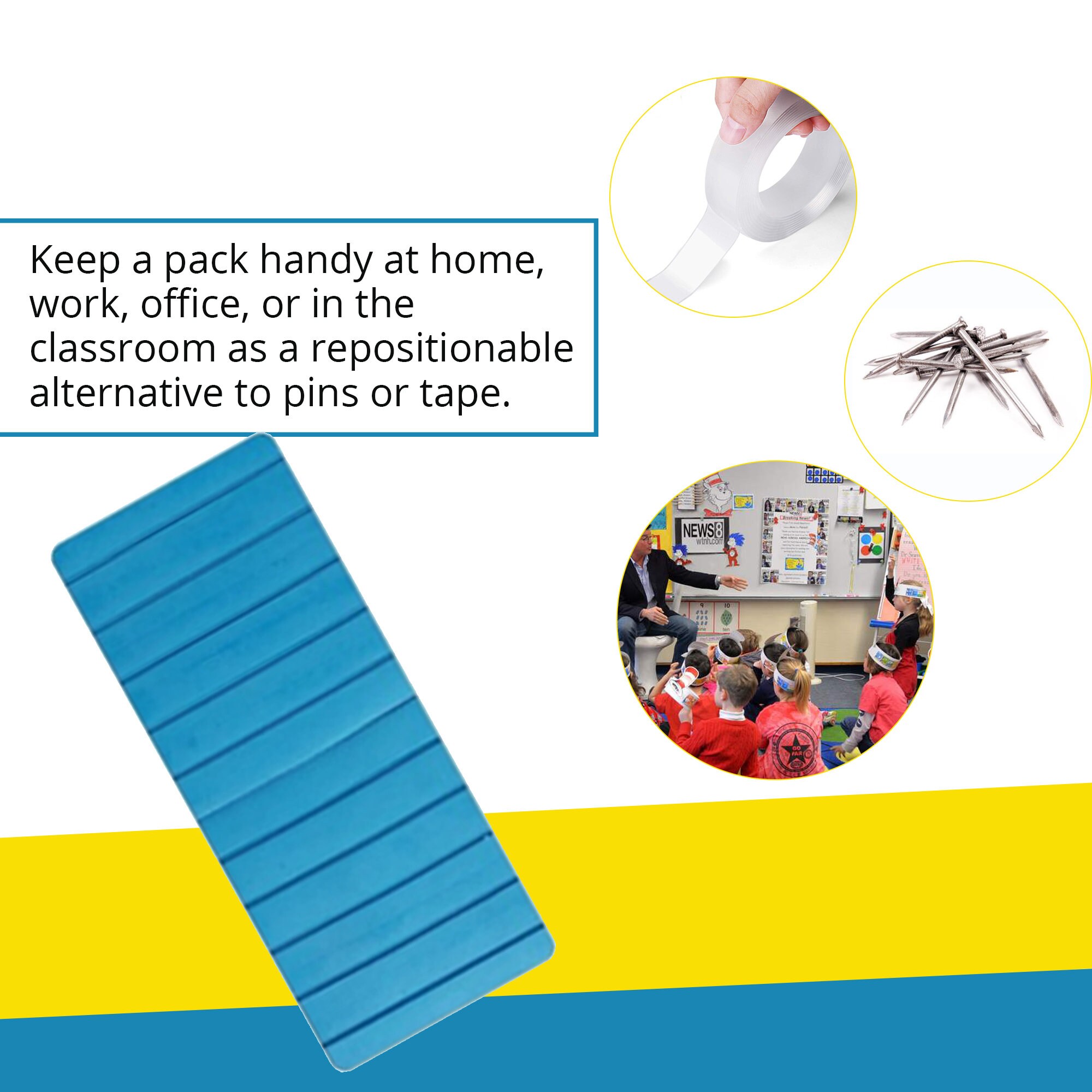 150g Reusable Blue Sticky Stuff Power Tack Strong Adhesive - Etsy