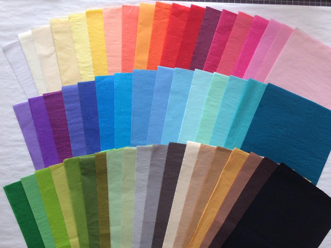 50/100/200 Quality Multi Coloured Tissue Sheets/gift Wrap/ - Etsy UK