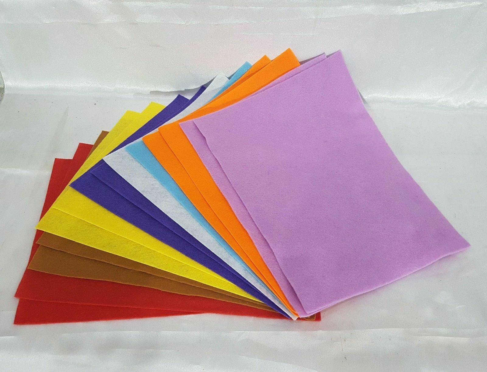 Felt A4 Felt Sheets Mixed Colours Arts & Craft For Kids Bow Maker ...