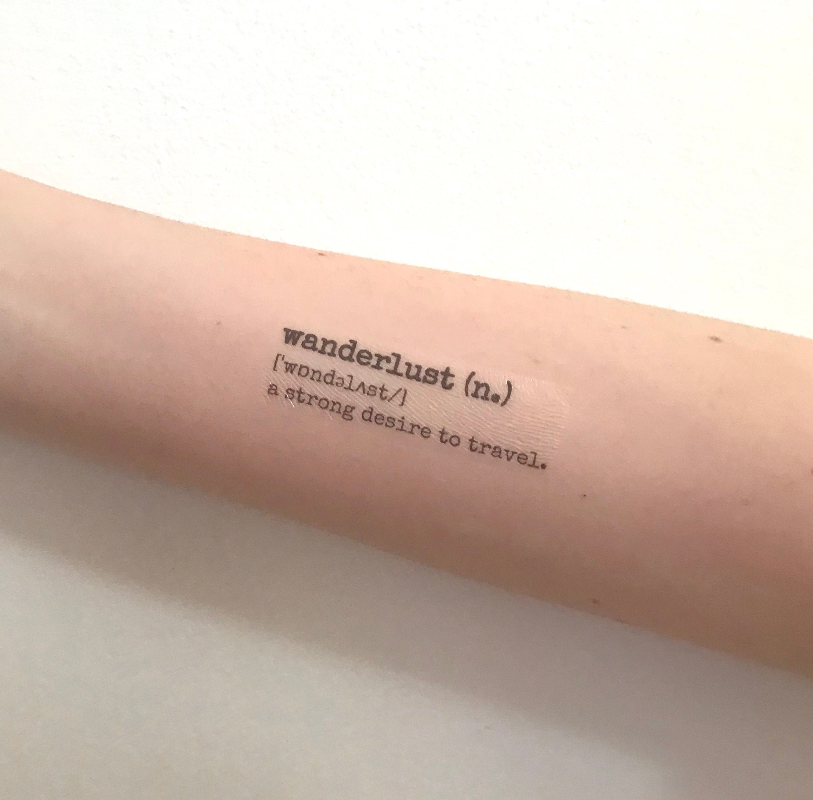 Word Tattoos In Color