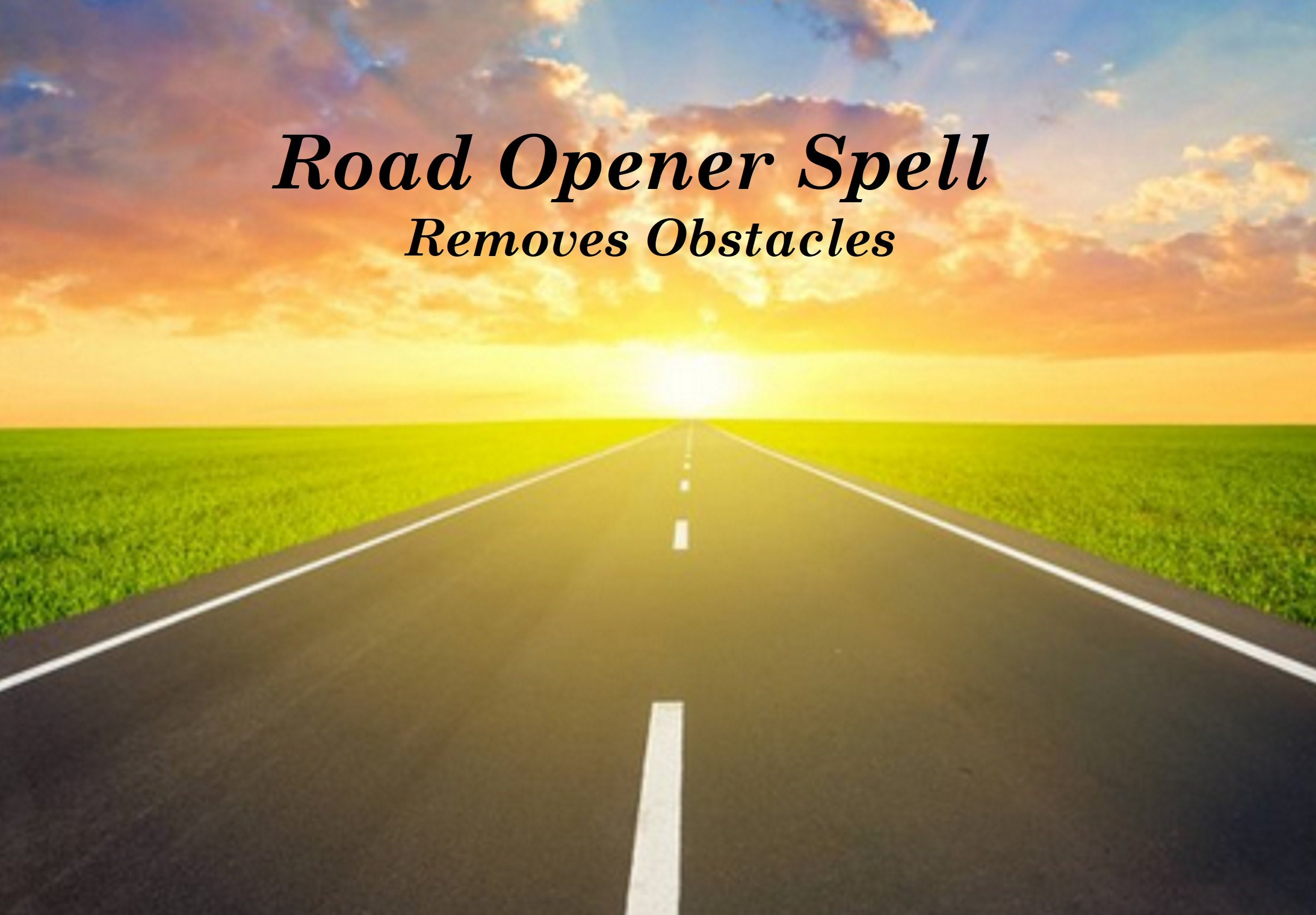 Road Opener Spell Remove Obstacles Etsy
