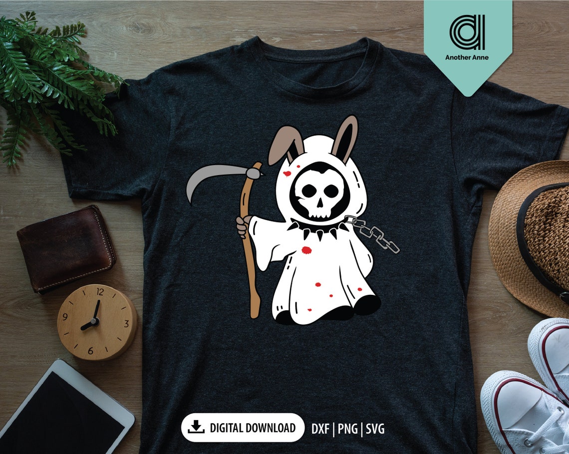 Rabbit Ghost SVG Bunny Devil Spirit Svg File for Cricut and - Etsy