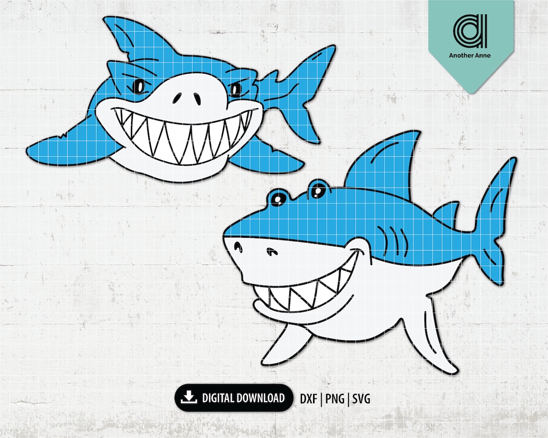 Shark Svg Shark Boy and Girl Svg Baby Shark Svg Cute Shark Svg Shark ...