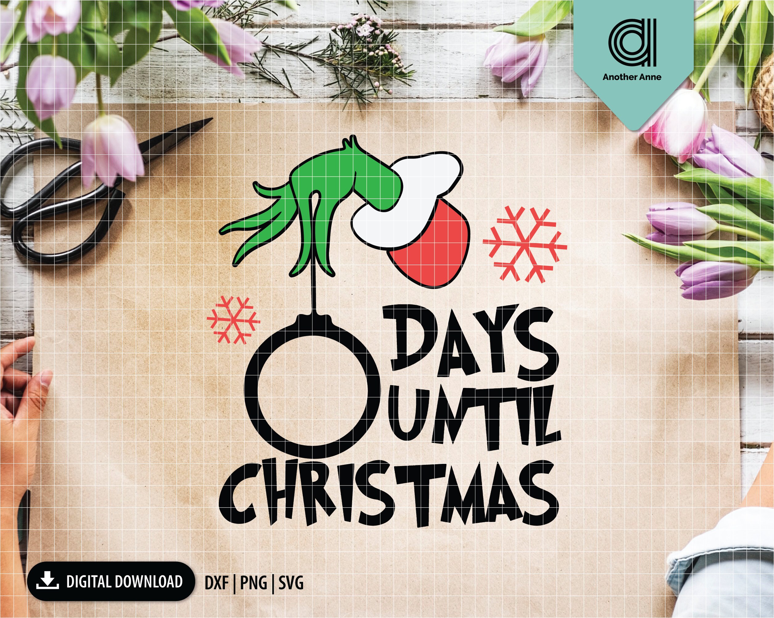 Days Until Christmas SVG Design Bundle | Christmas Countdown Svg ...