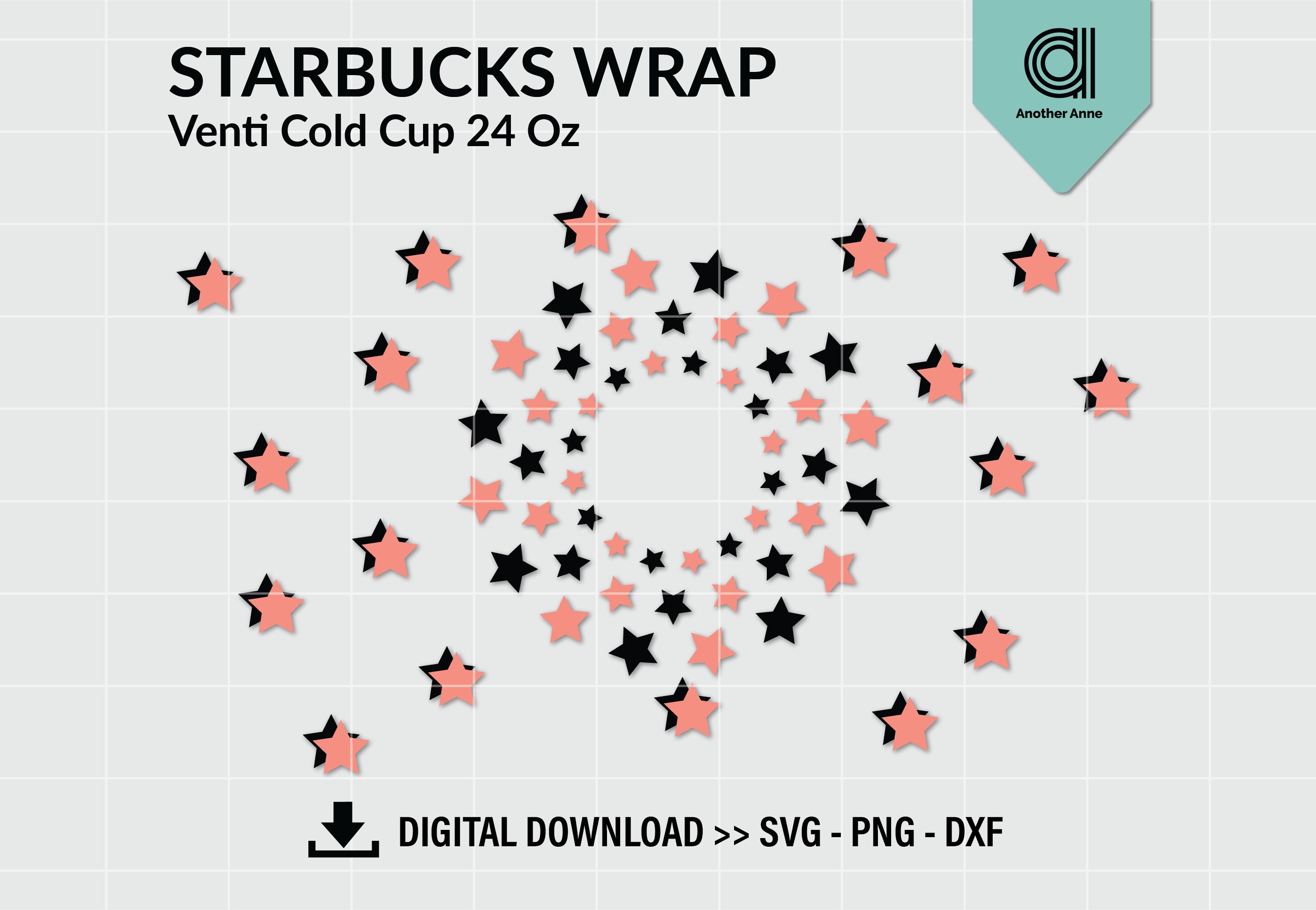 Little Stars Svg Cute Stars Full Wrap SVG Messy Stars Wrap - Etsy