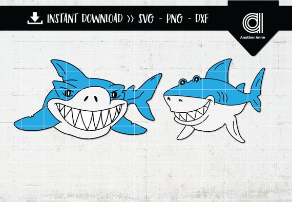 Shark Svg Shark Boy and Girl Svg Baby Shark Svg Cute | Etsy