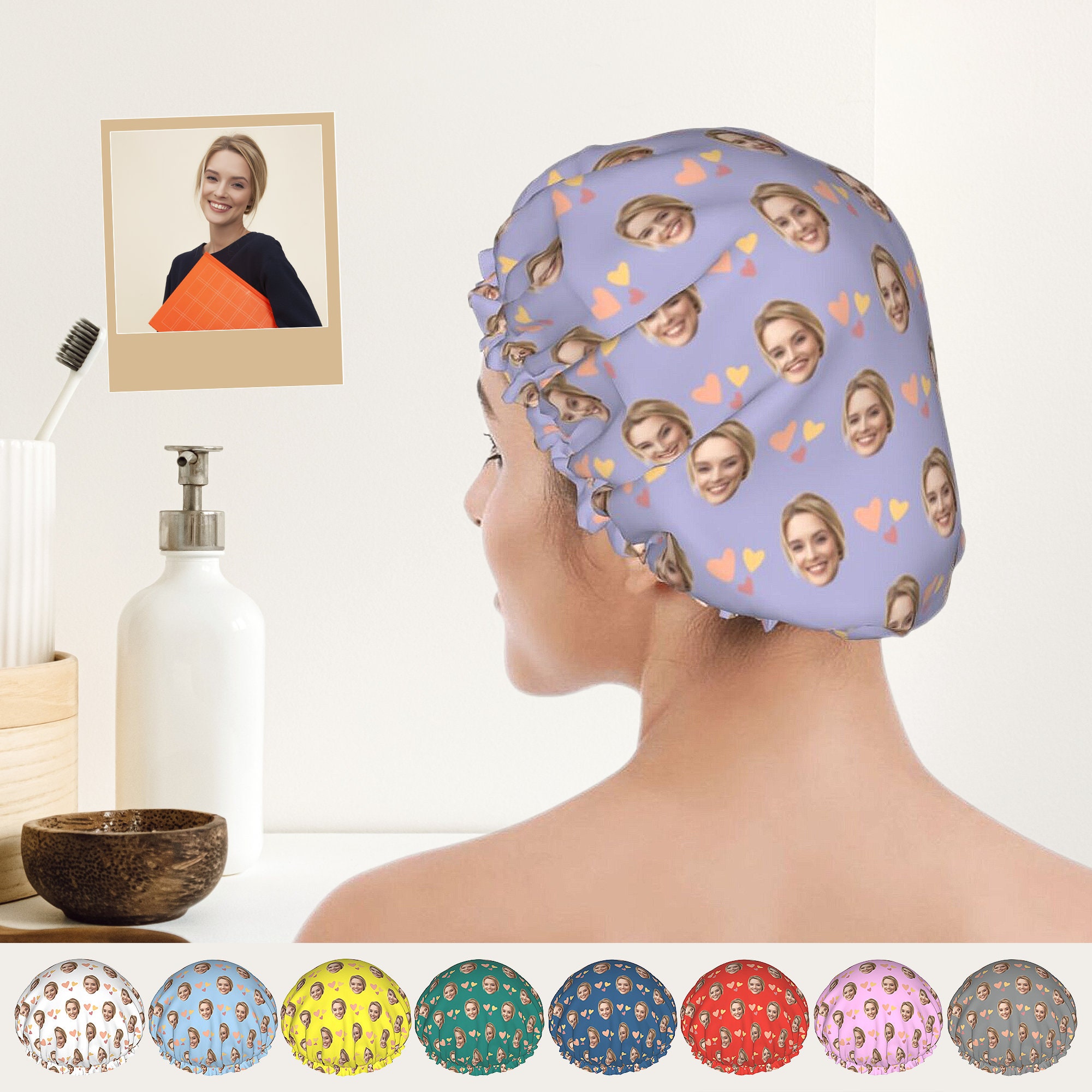 Xmas shower caps store