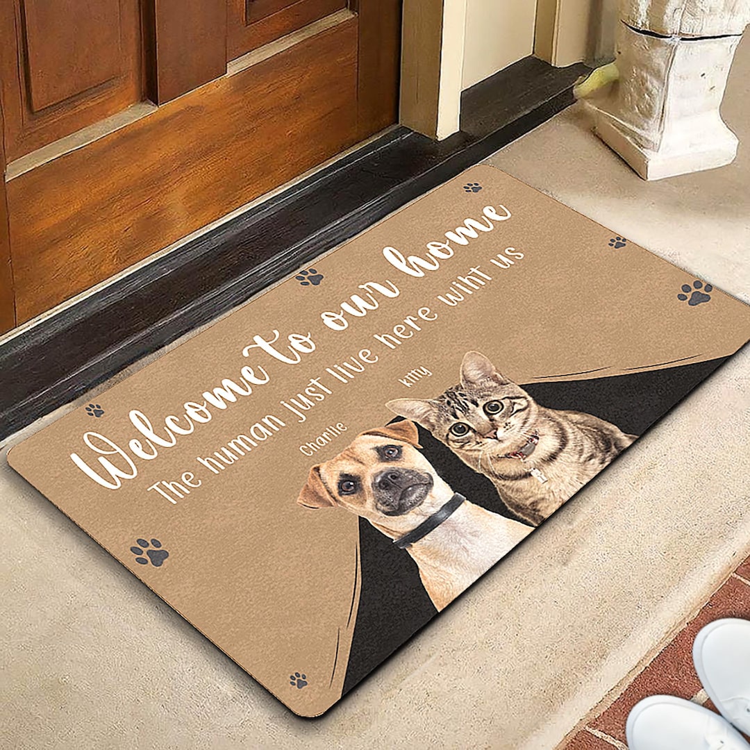 Custom Photo Dog Doormat: Personalized Pet Welcome Mat - Etsy