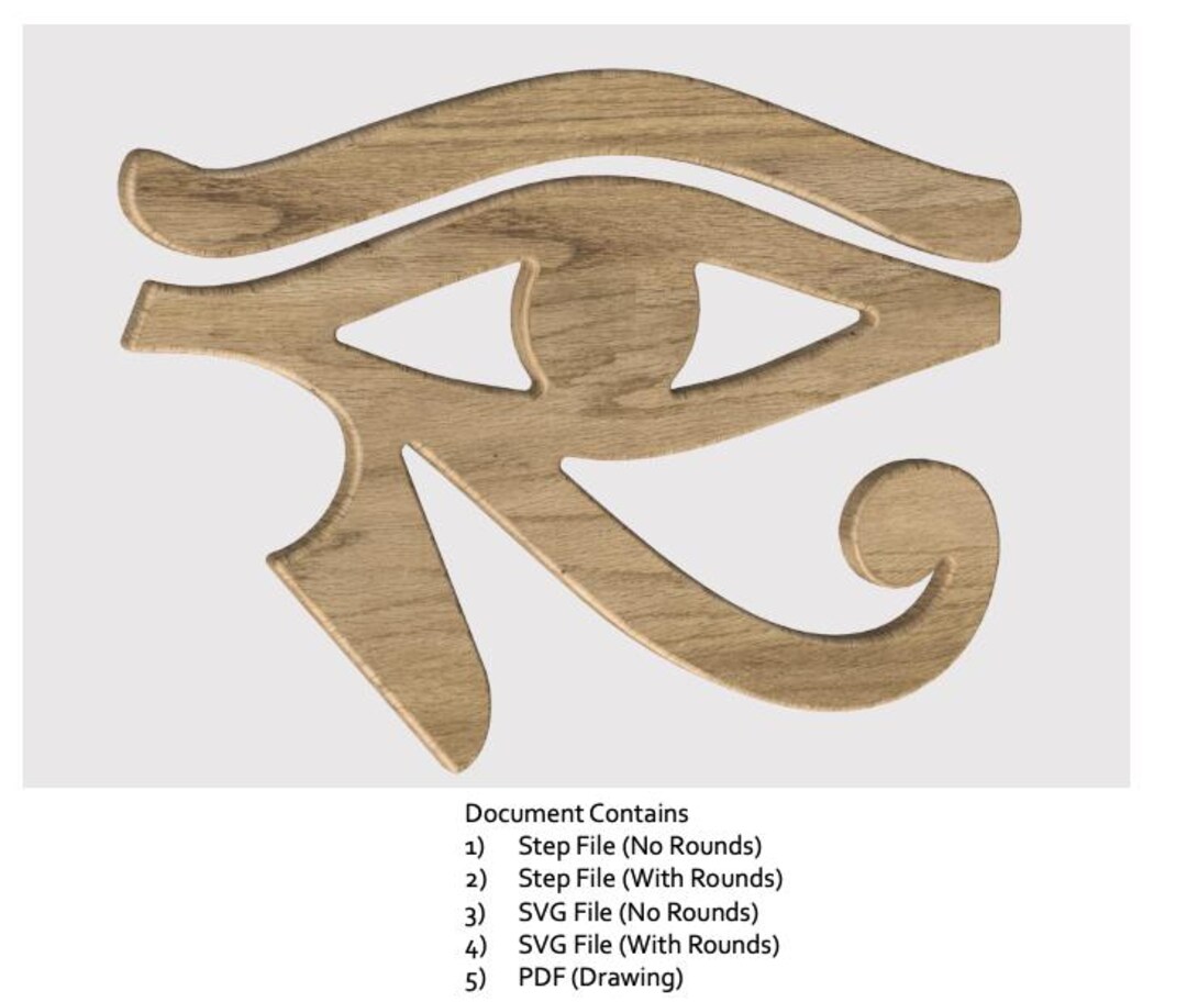Eye of Ra CNC Cut Files - Etsy