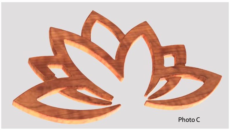 Egyptian Lotus Flower CNC Cut Files - Etsy