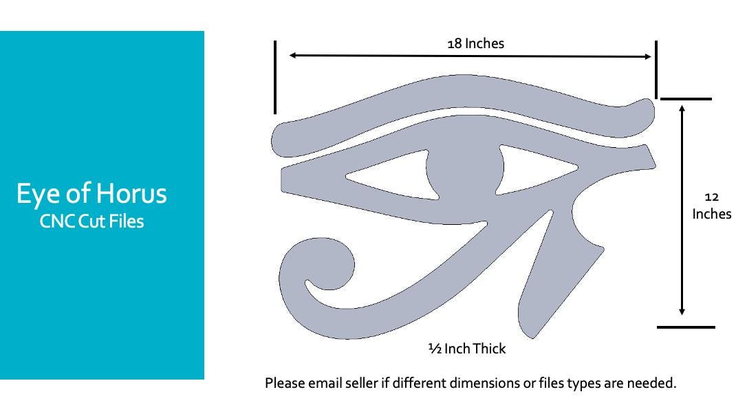 Eye of Horus CNC Cut File - Etsy