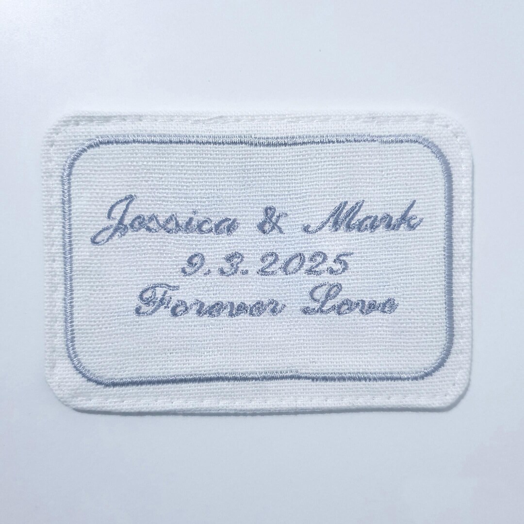 Tuxedo Label, Jacket Label, Wedding Dress Label, Personalised Garment ...
