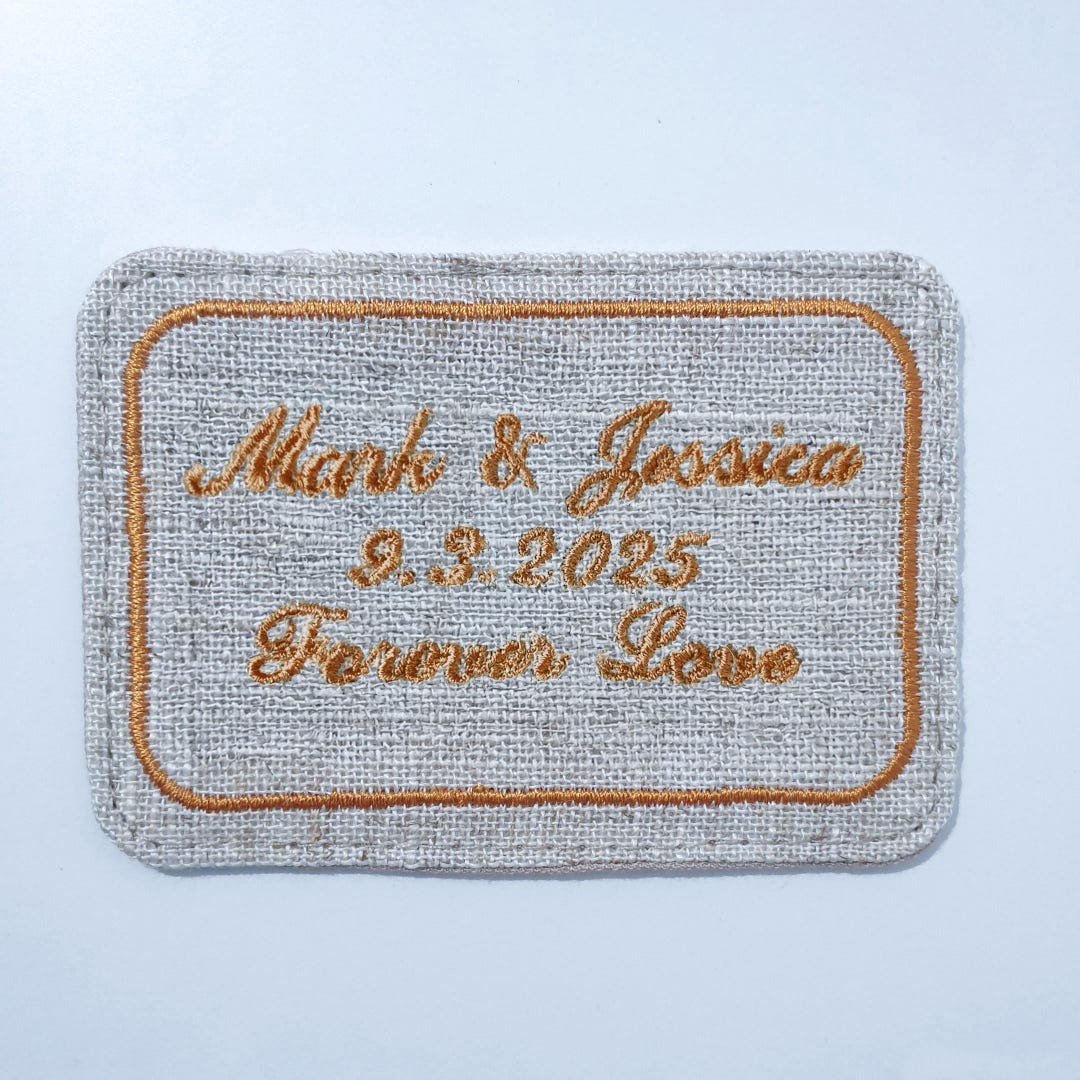 Tuxedo Label, Jacket Label, Wedding Dress Label, Personalised Garment ...