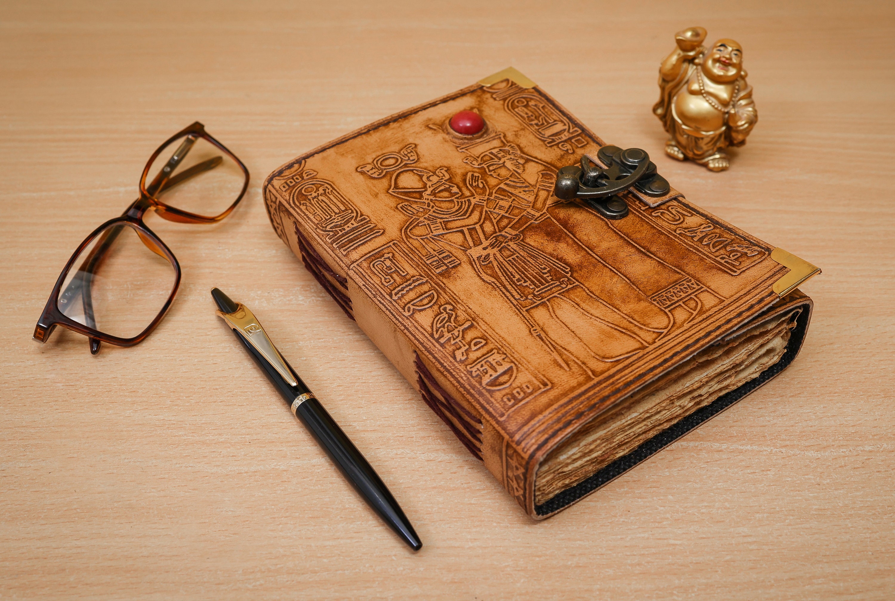 Egyptian Style Vintage Handmade Leather Journal Notebook - Etsy